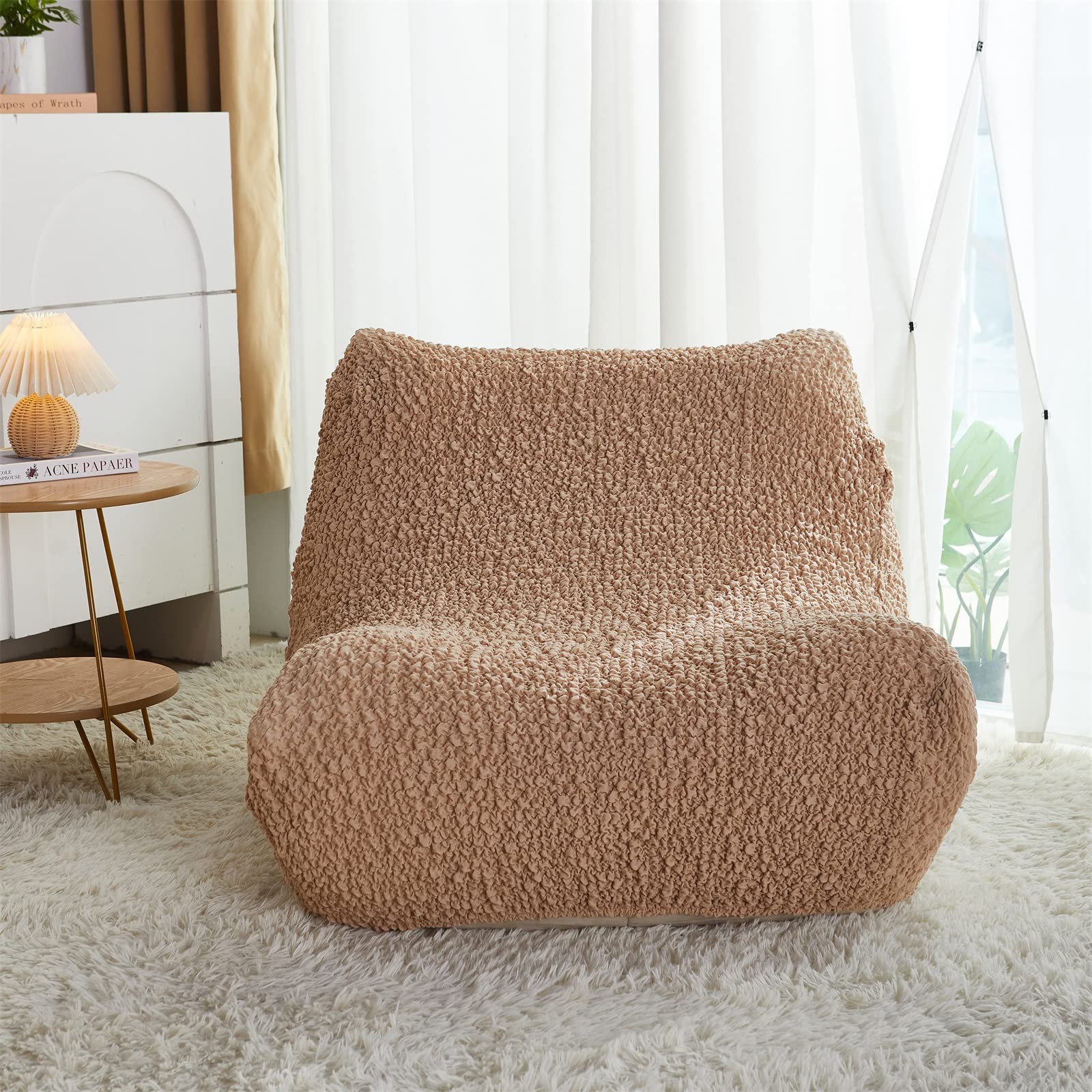 Amazon.com: Lazy Floor Sofa Cover, Comfy Fireside Chair Bean Bag Chairs ...