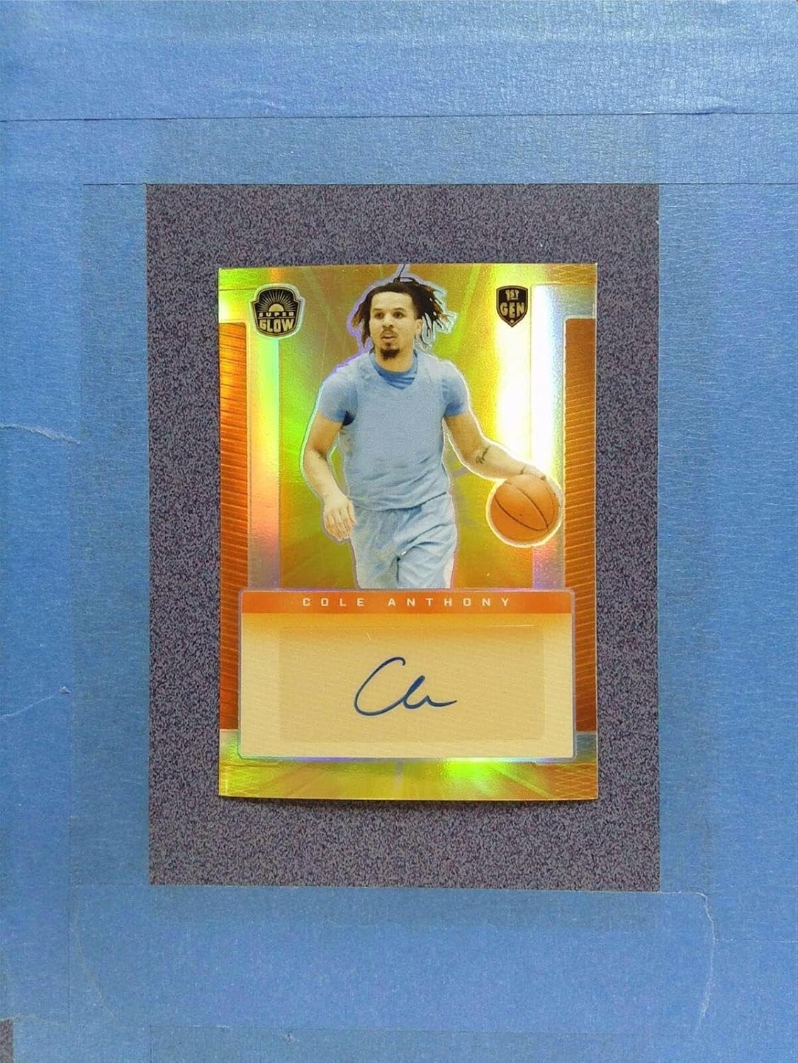 Amazon.com: 2021 Super Glow COLE ANTHONY AUTO Orange 17/100 First Ever ...
