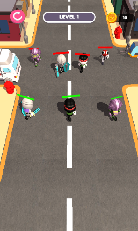 Merge Street Friend 3D : Blue monster merge master street fighter games ...