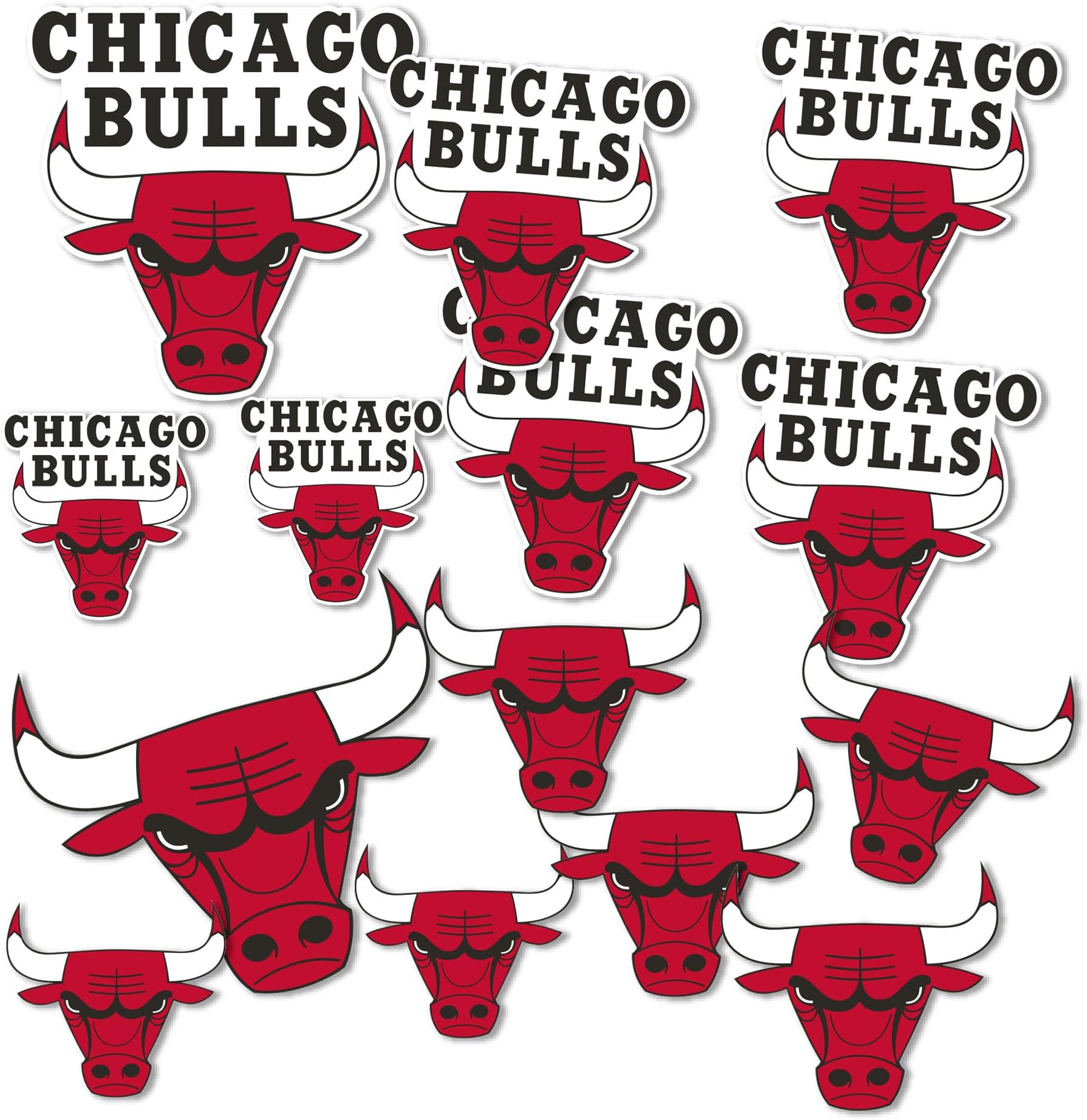 Amazon.com: Chicago Fan Crest, Sticker Decal die Cut Vinyl, 4x5", Made ...