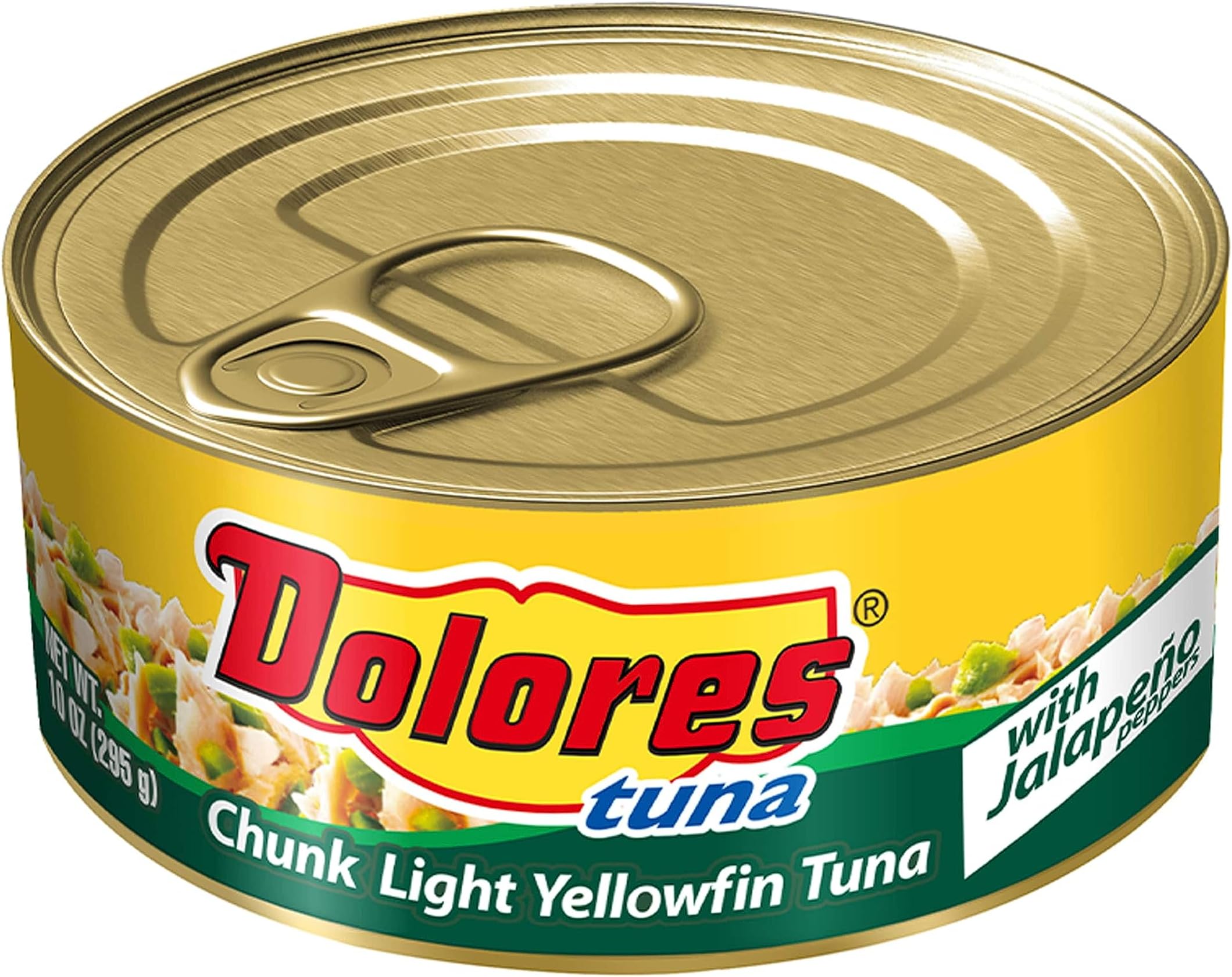 Amazon.com : Dolores Tuna Chunk Light Yellowfin Tuna with Jalapeno ...