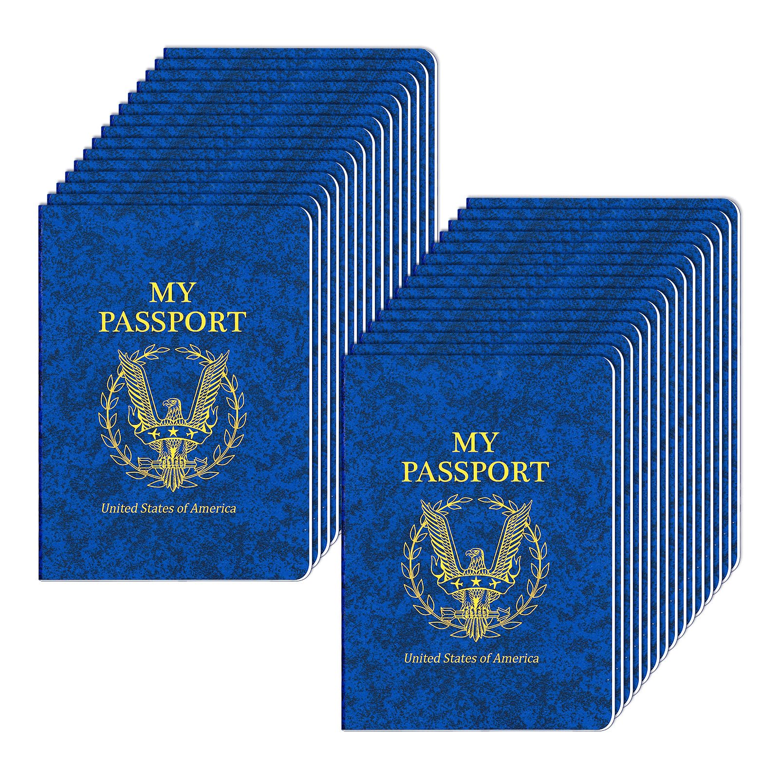 Amazon.com: Kenburg 30Pcs Blank Passport Notebook Passport Books for ...