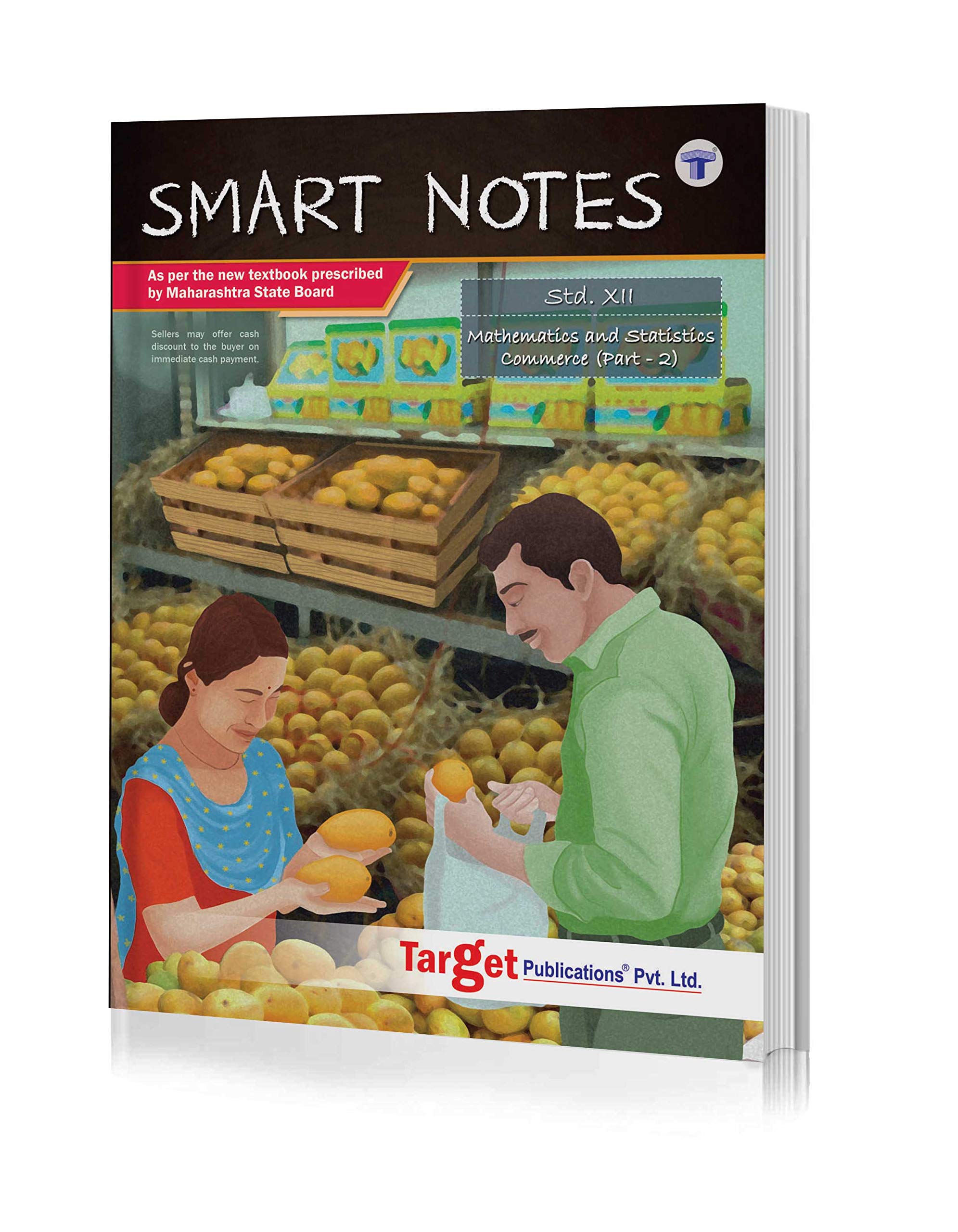 Buy Std 12 Maths 2 Book | SYJC Commerce Guide | Smart Notes | HSC ...