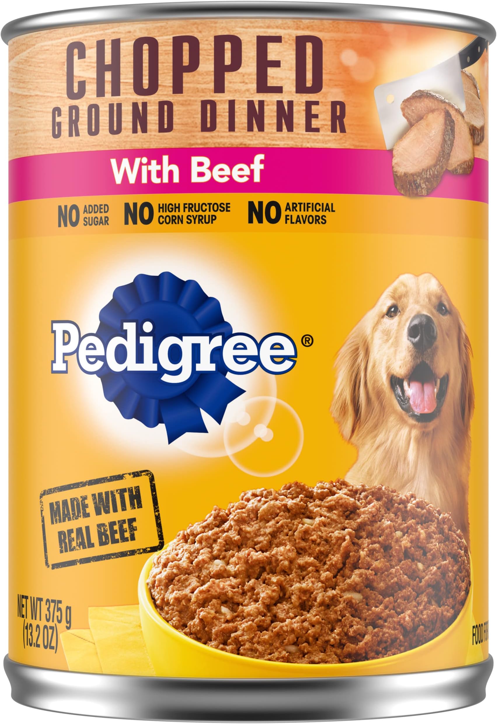 Pedigree Chopped Ground Dinner Dog Food - Beef - 22oz - 12pk - Beef ...
