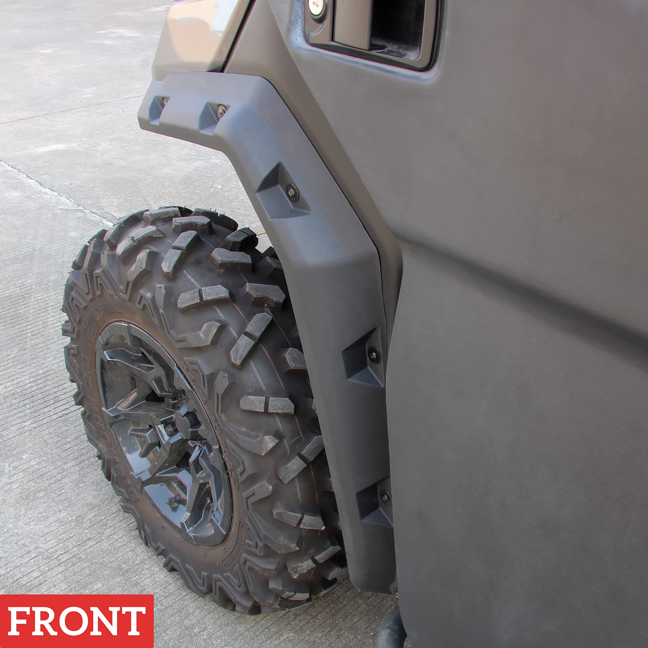 SAUTVS Sport Fender Flares for Can Am Defender HD5 HD8 HD10, Heavy Duty ...