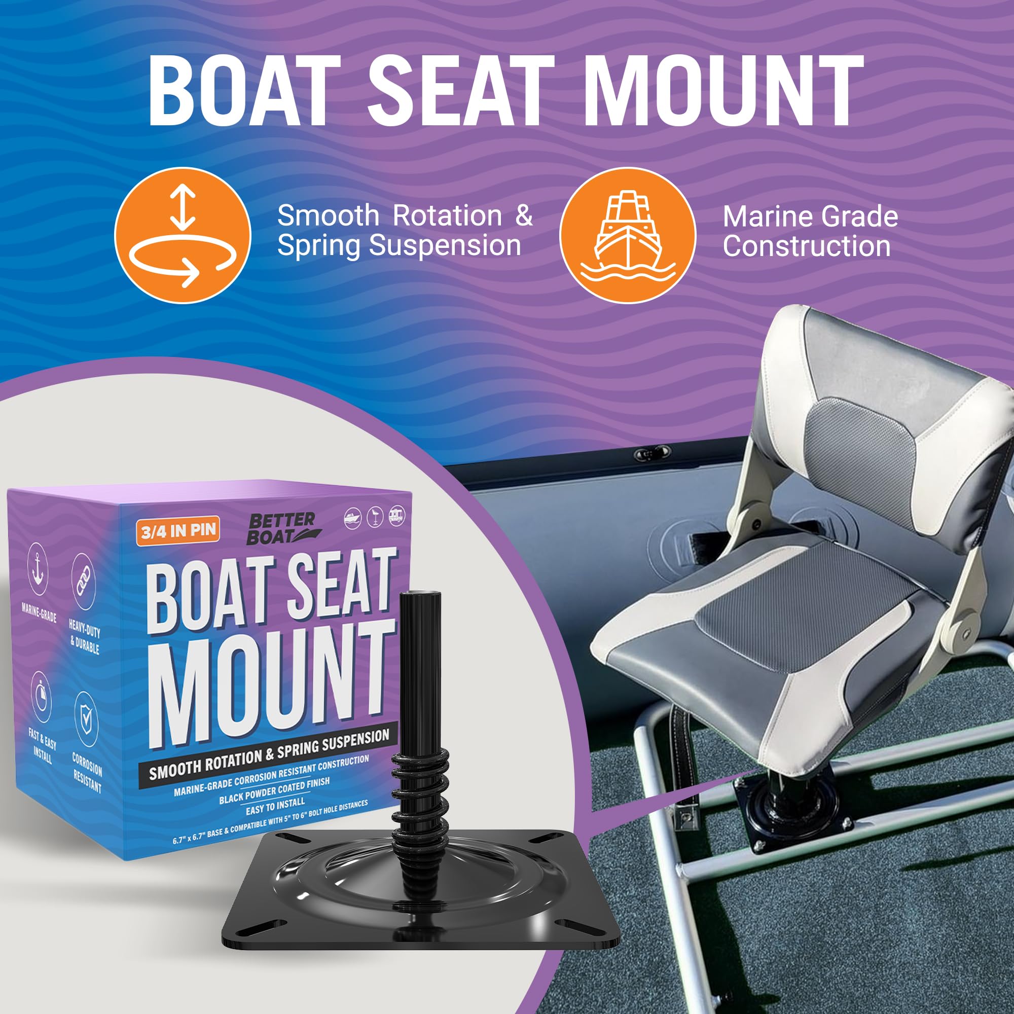 Boat Seat Post Easy To Remove
