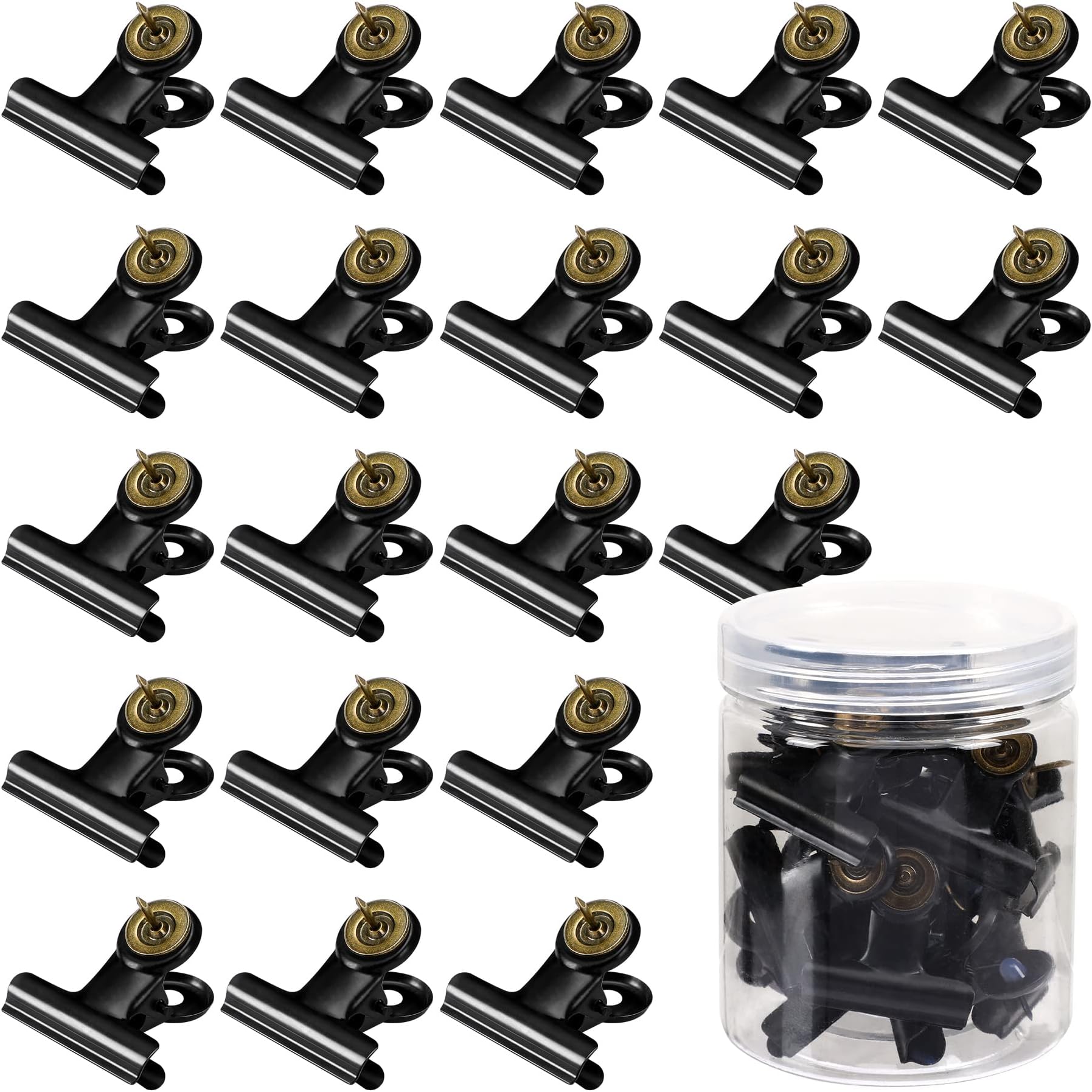 Amazon.com : 30 Pieces Push Pins Clips, Heavy Duty Clips with Pins for ...