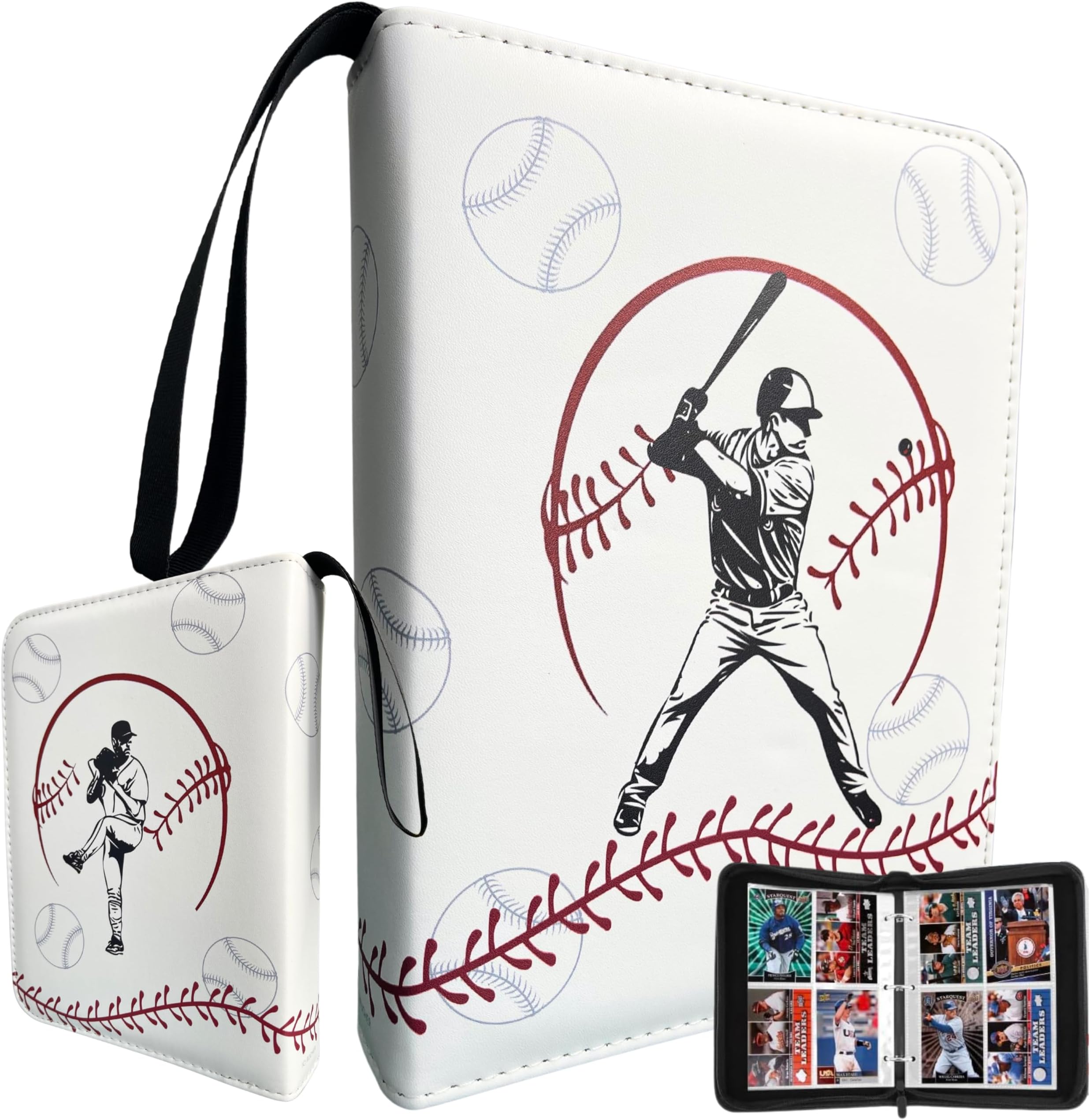 Amazon.com: Baseball Card Binder, Card Binder 900 Pockets, Baseball ...