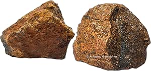 Amazon.com: 2 Pieces Bronzite Raw Crystals and Healing Stones, Natural ...