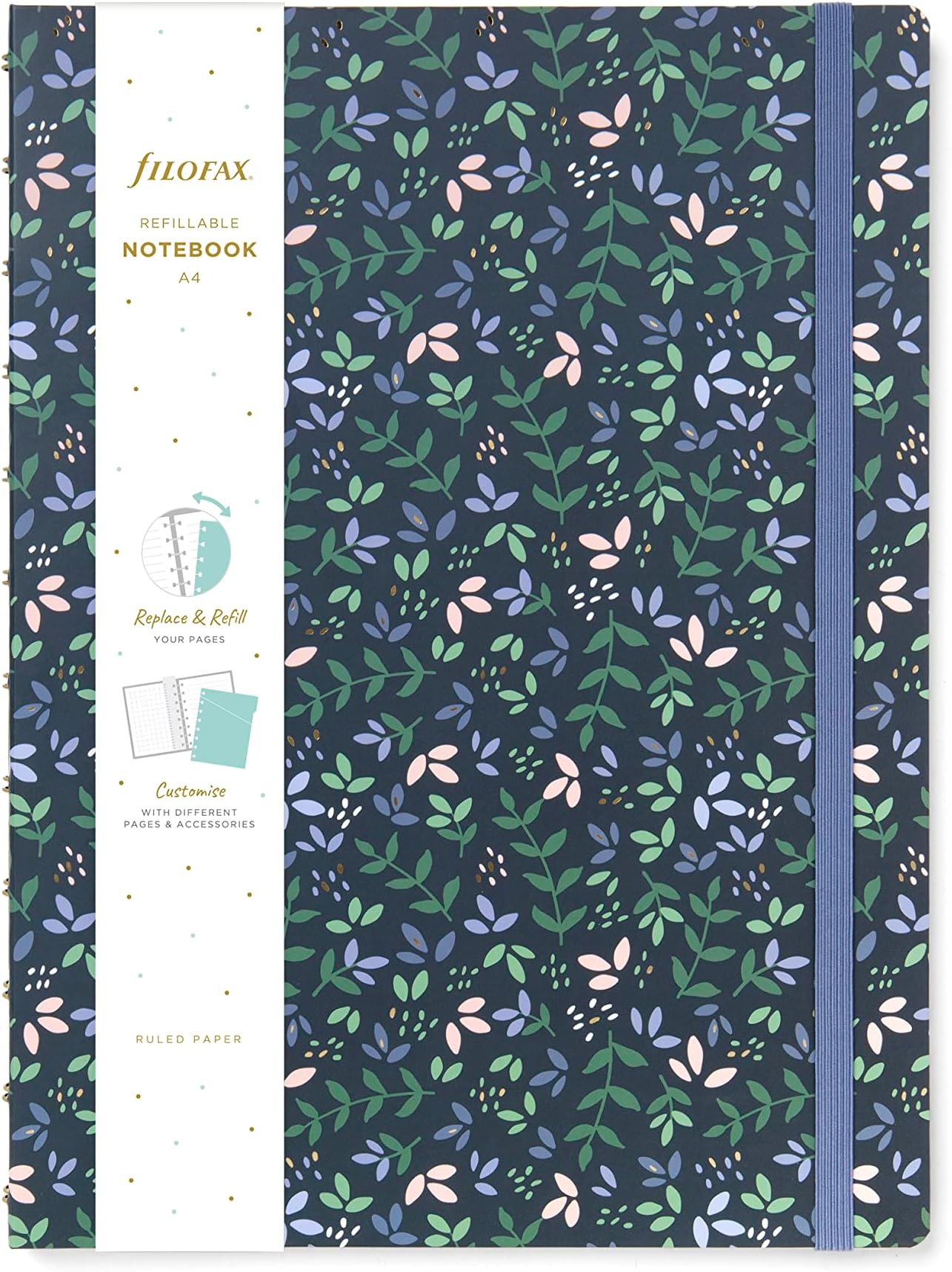 Filofax Garden A4 Refillable Notebook - Dusk : Amazon.co.uk: Stationery ...