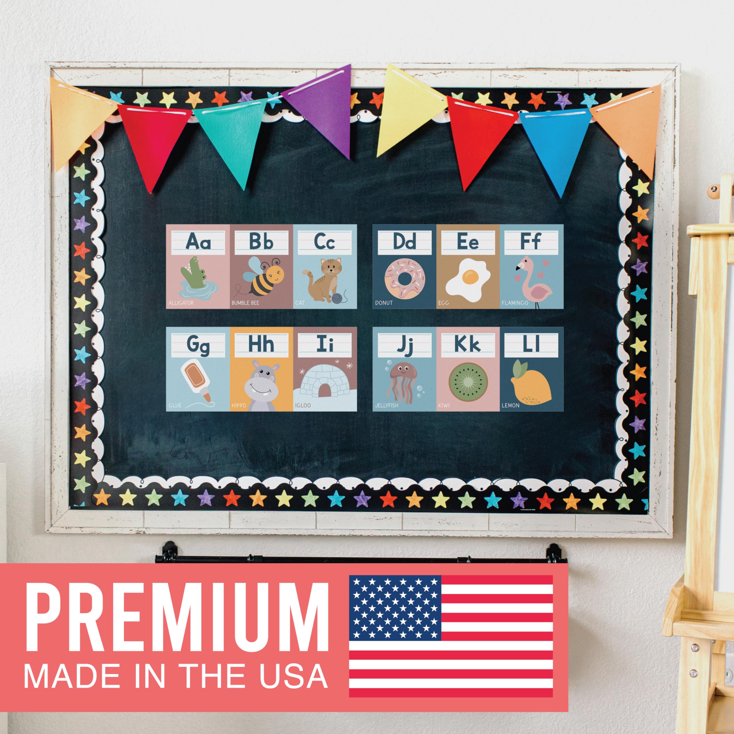 Snapklik.com : Alphabet For Classroom Wall - ABC Letters And Numbers ...