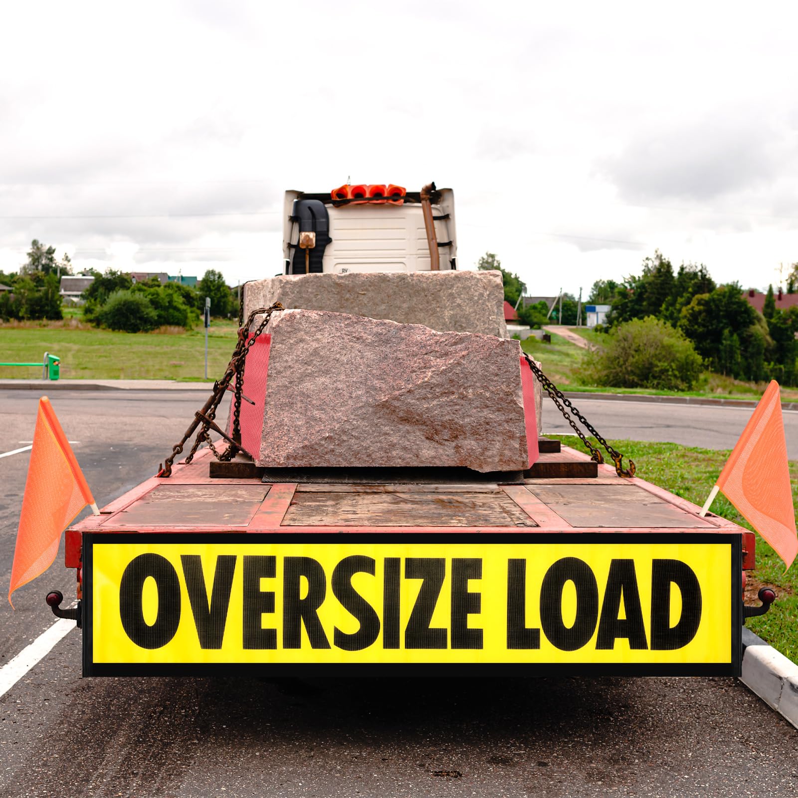 Snapklik.com : Newwiee 15 Pcs Safety Flag Kit Includes 2 Oversized Load ...