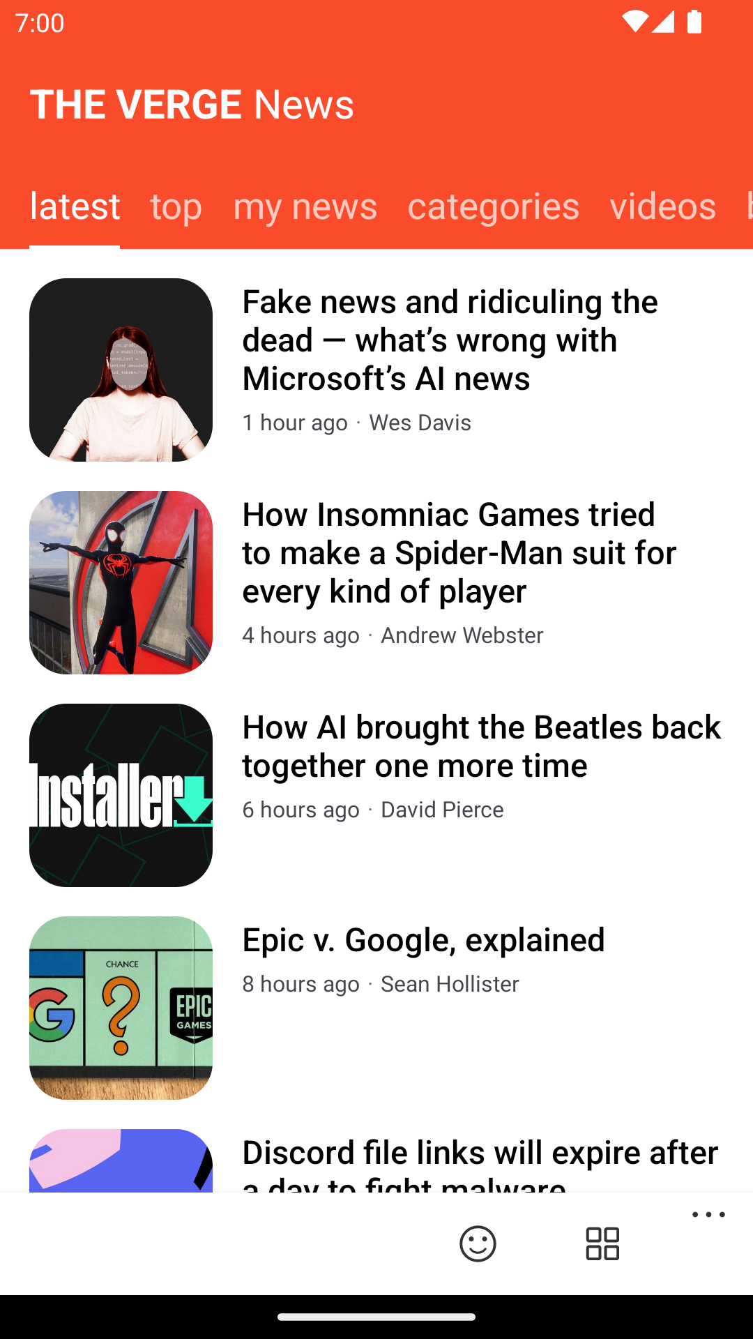 Verge Tech Explorer - App on Amazon Appstore