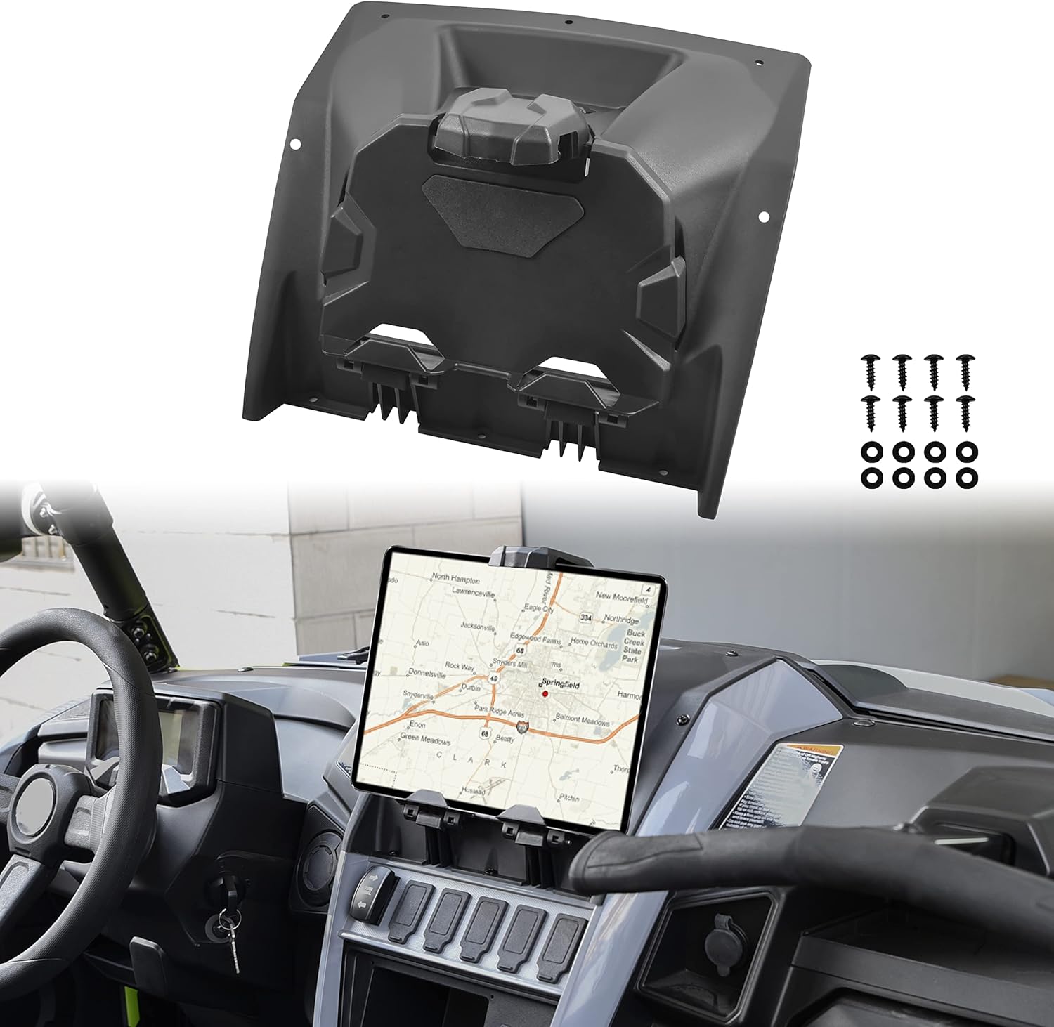 SAUTVS Electronic Device Phone Tablet Holder with Extra Storage Box for ...