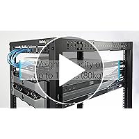StarTech.com 1U Adjustable Vented Server Rack Mount Shelf - 175lbs - 19 ...