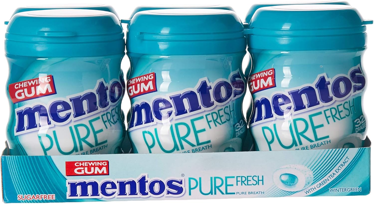Mentos Pure Fresh Winter Green - 32 Pieces (Pack Of 6): Buy Online at ...