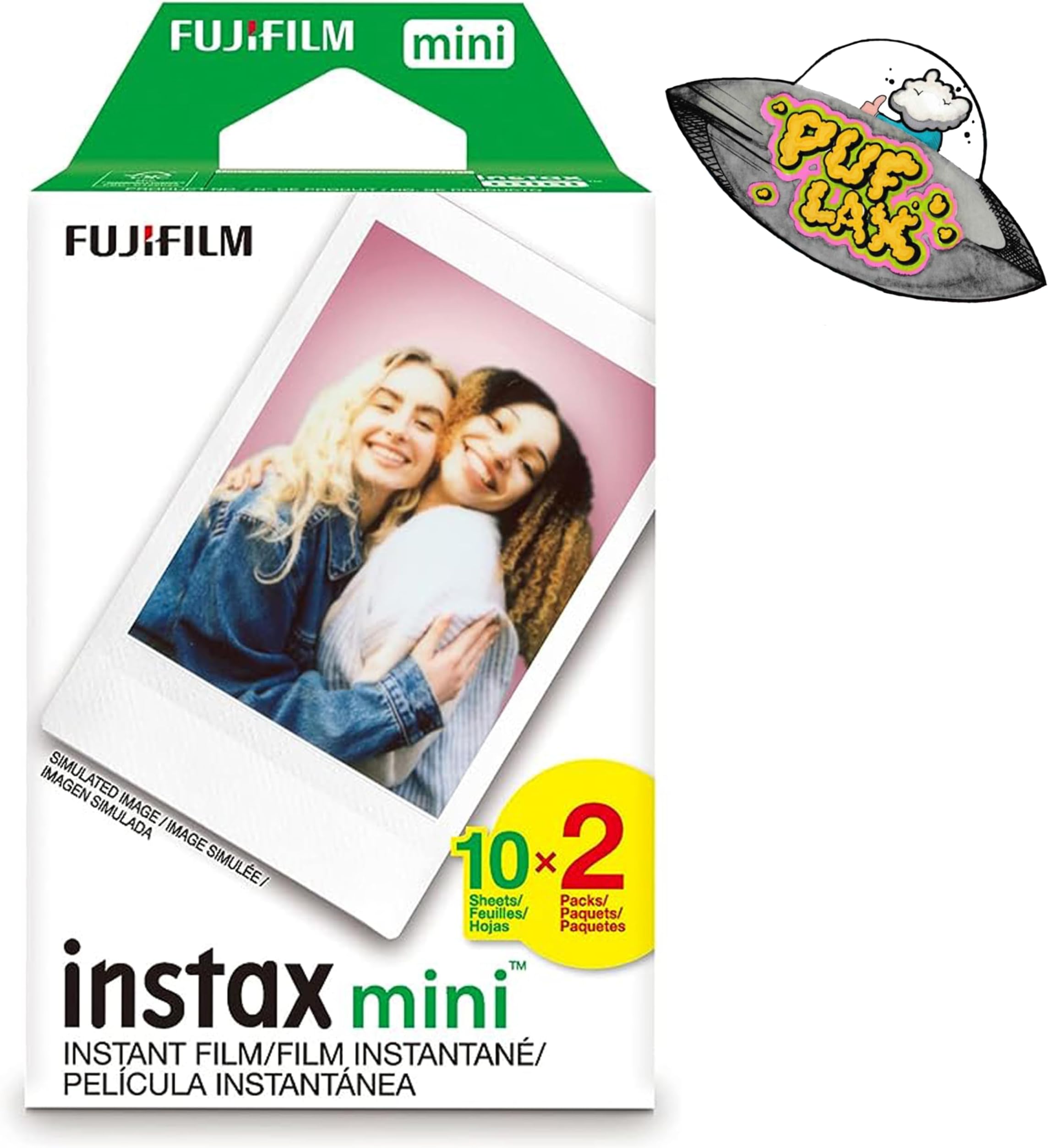 Amazon.com : Fujifilm INSTAX Mini Instant Film 2 Pack = 20 Sheets ...