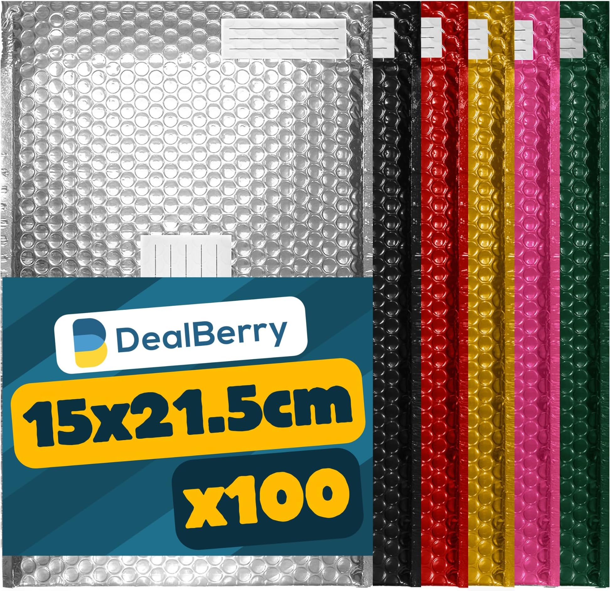 100 Pack Padded Bubble Envelopes | Bubble Wrap Envelope | Packaging ...