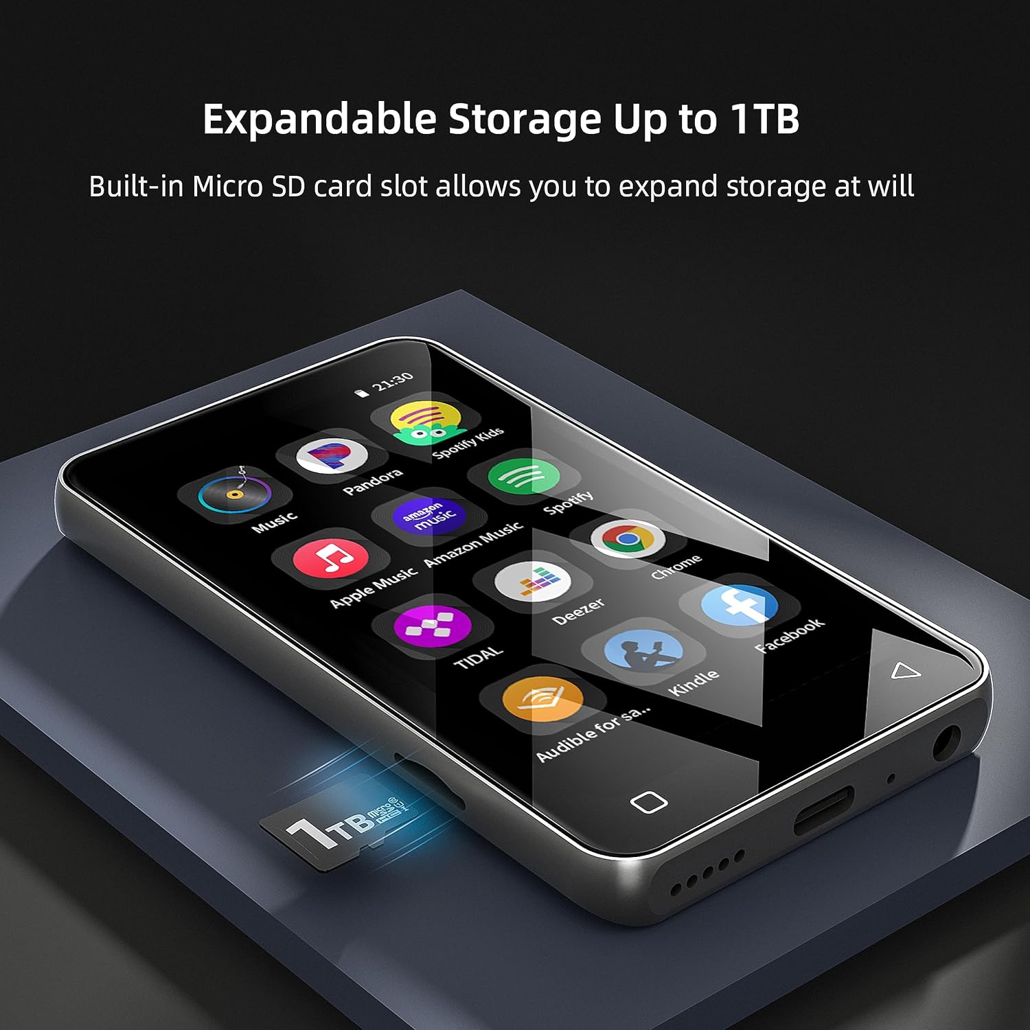 Reproductor de MP3 con Bluetooth y WiFi, reproductor MP3 MP4 con ...