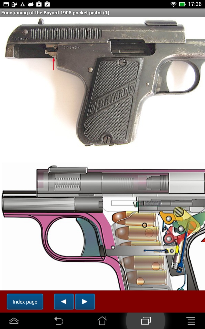 BAYARD PISTOL 1908 EXPLAINED - App on Amazon Appstore