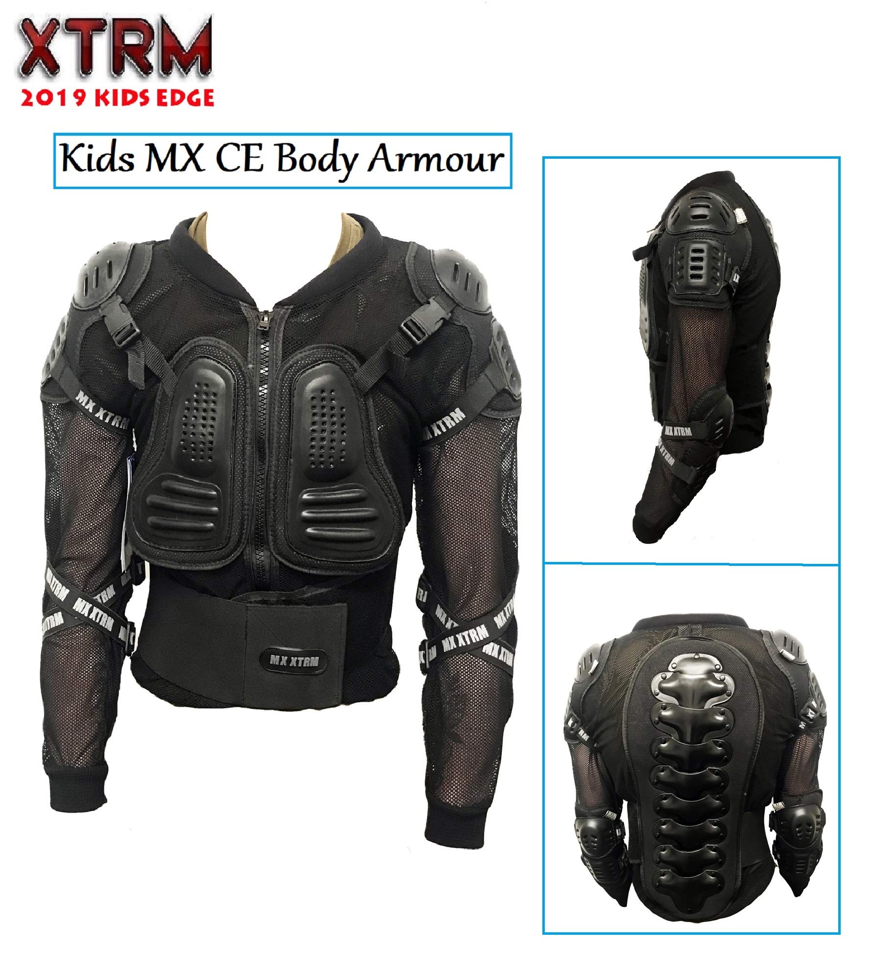 Buy XTRM EDGE MX MOTORBIKE KIDS BODY ARMOUR Motorcycle BMX Quad Off ...