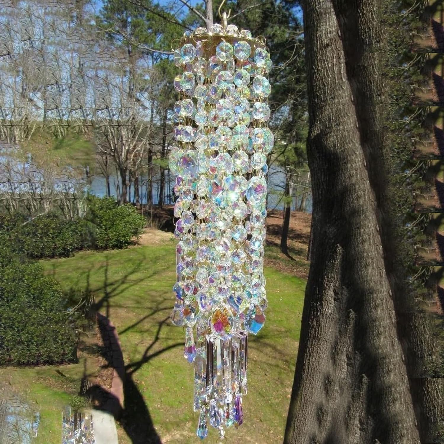 Amazon.com : Crystal Wind Chime, Wind Chimes for Outside, Accustomedi ...