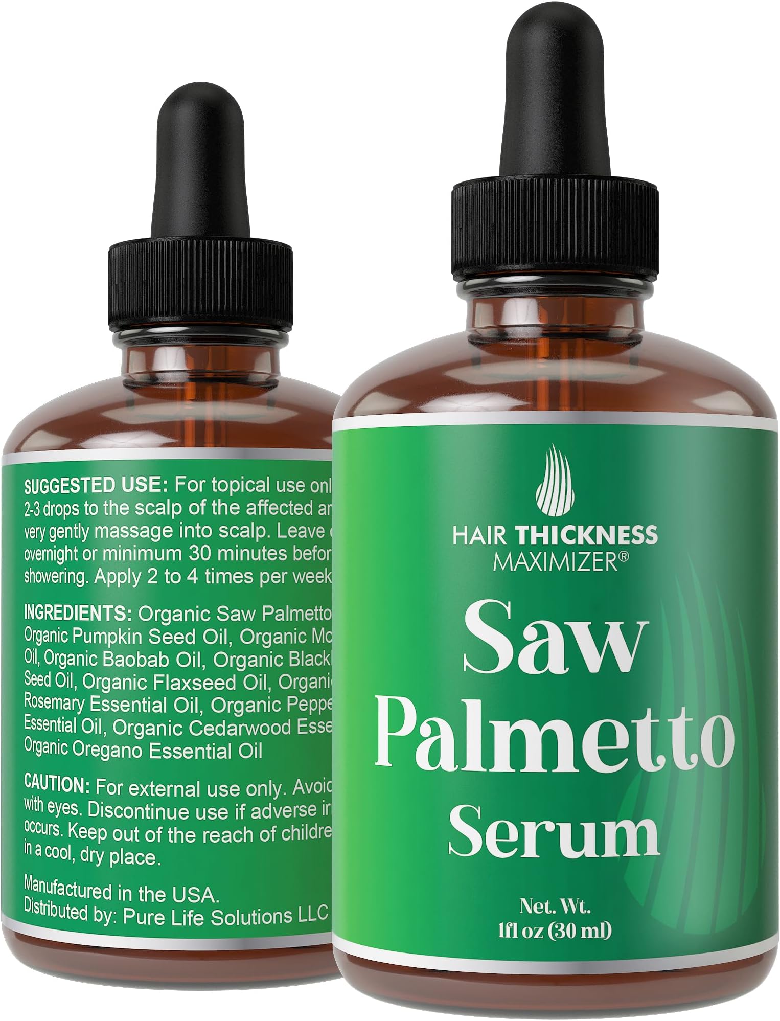 Amazon.com: Saw Palmetto Serum for Hair Growth: Rosemary, Peppermint ...