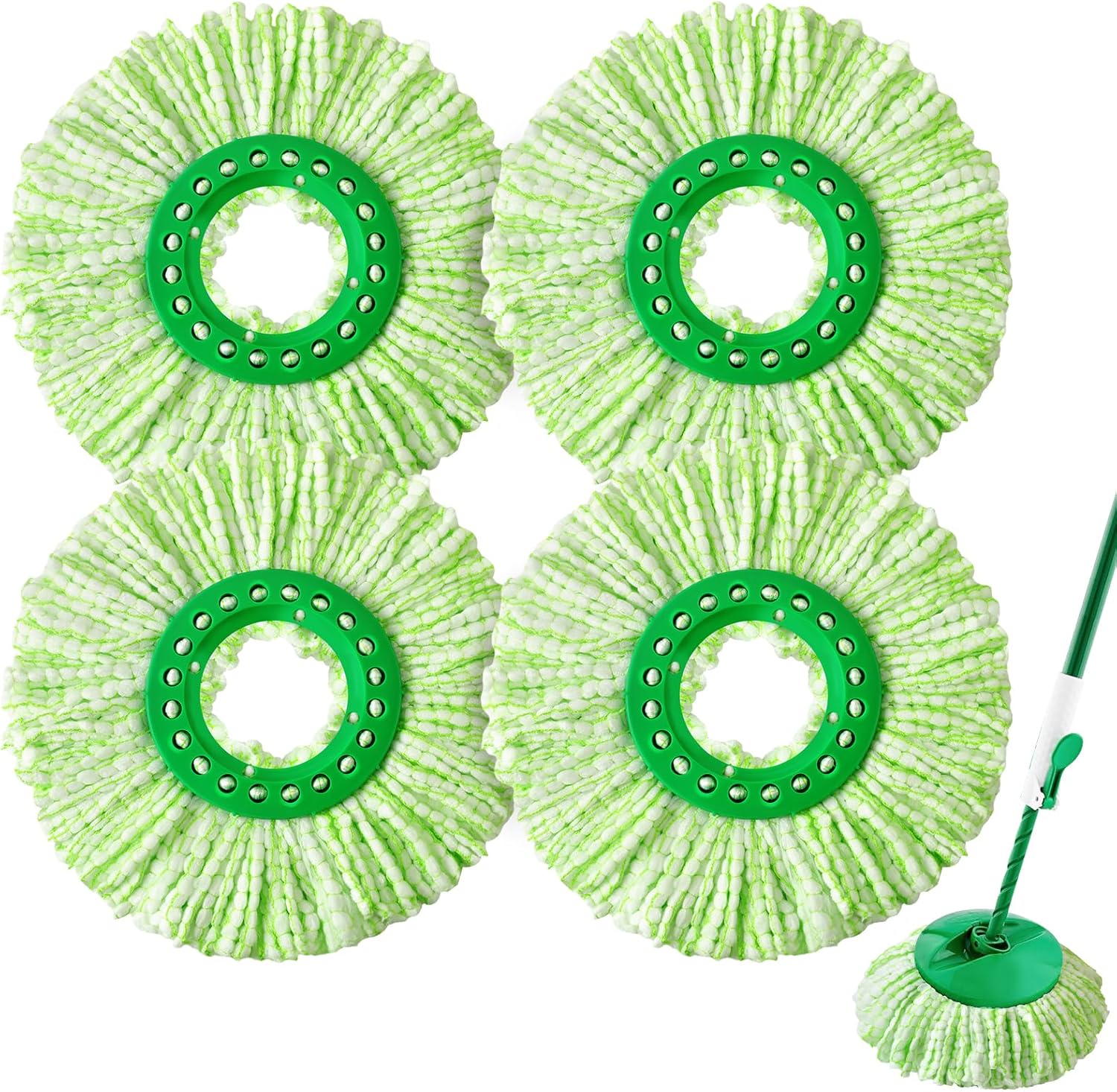 Amazon.com: DerBlue 4Pack Mop Head Replacement Compatible with Libman ...