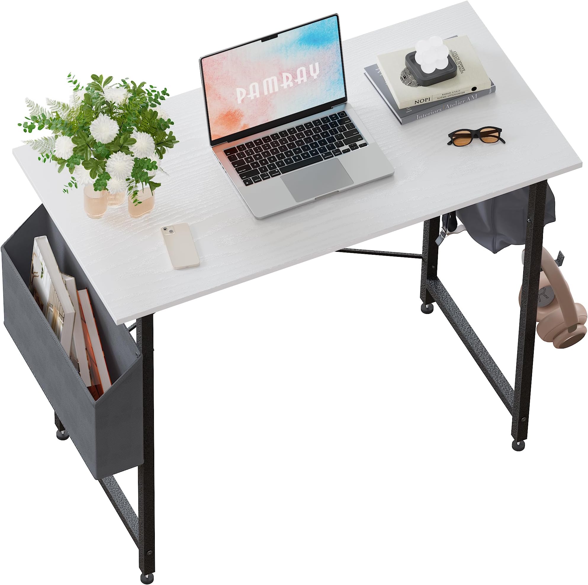 Amazon.com: Small Computer Desk for Small Spaces, 29 inches High, 28" x ...