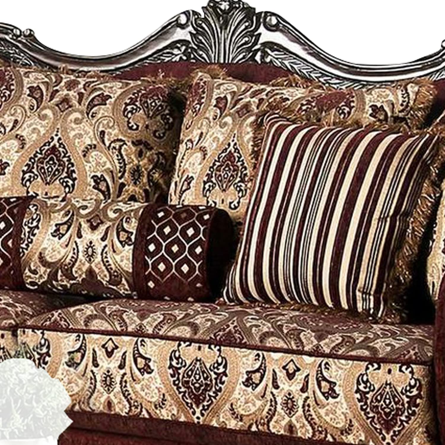Paisley Velvet Couch