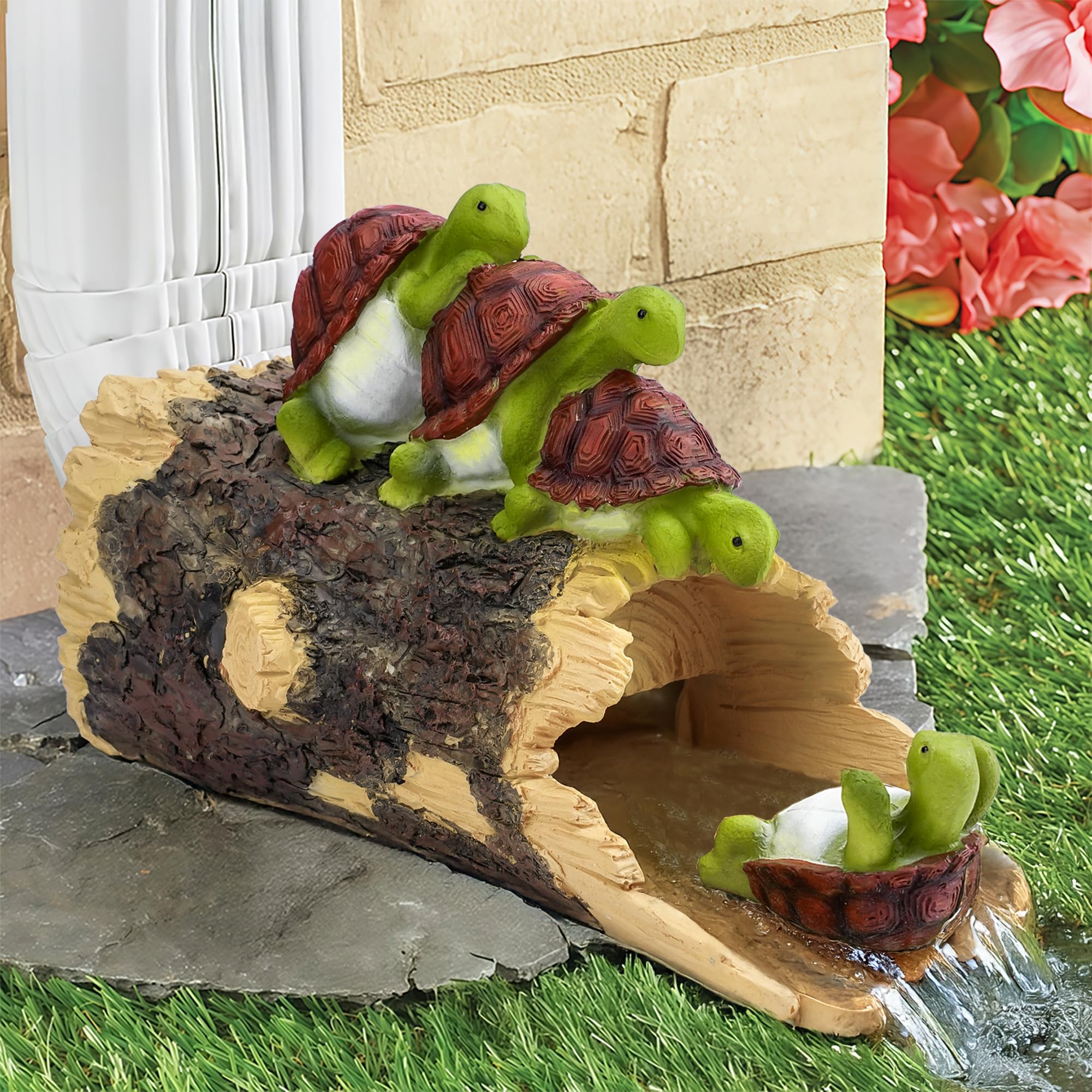 Snapklik.com : Funny Turtle Gutter Downspout Extender Statue, Outdoor ...