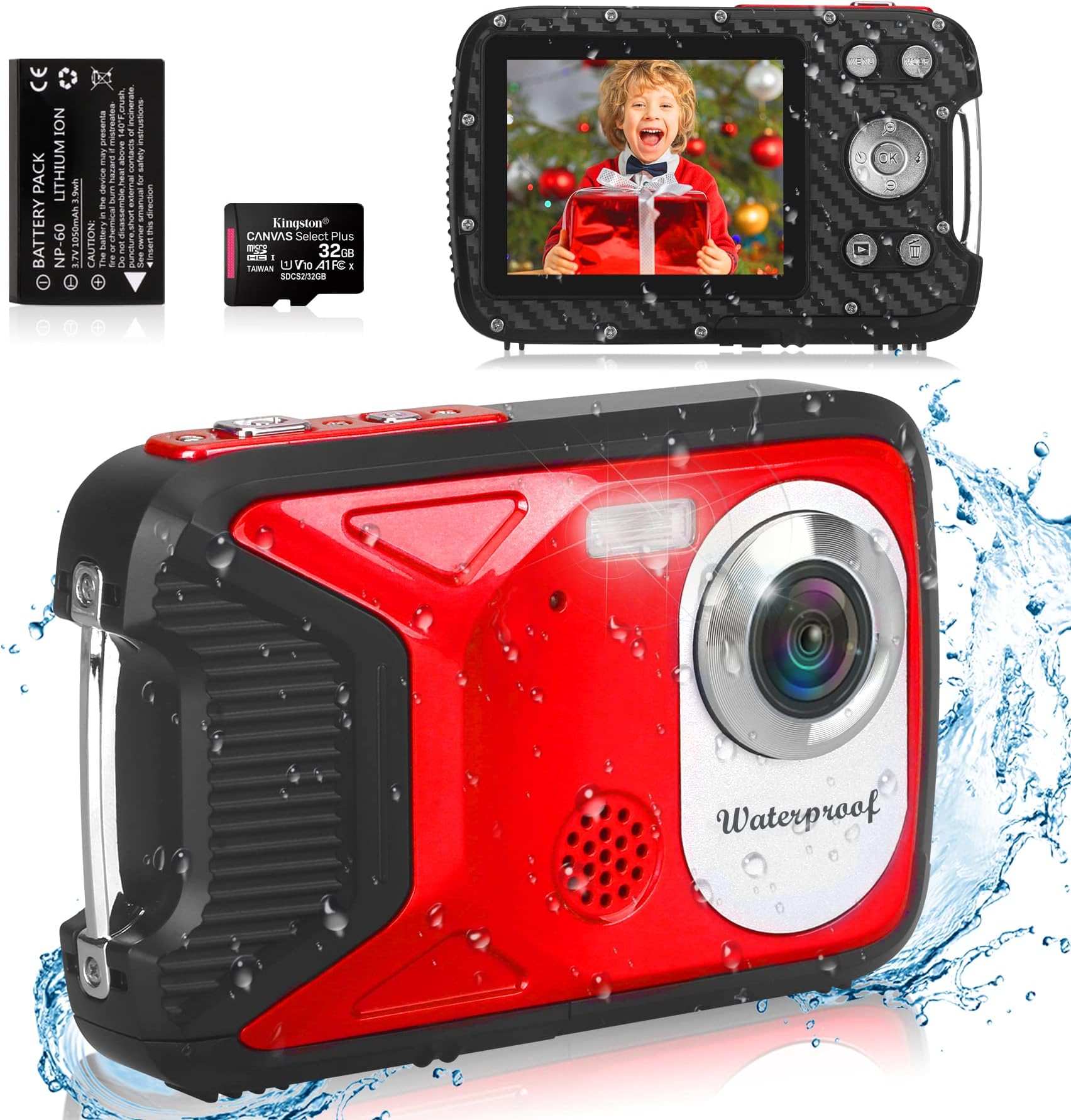 Amazon.com : Polaroid Sport Action Camera 720p 12.1mp, Waterproof ...