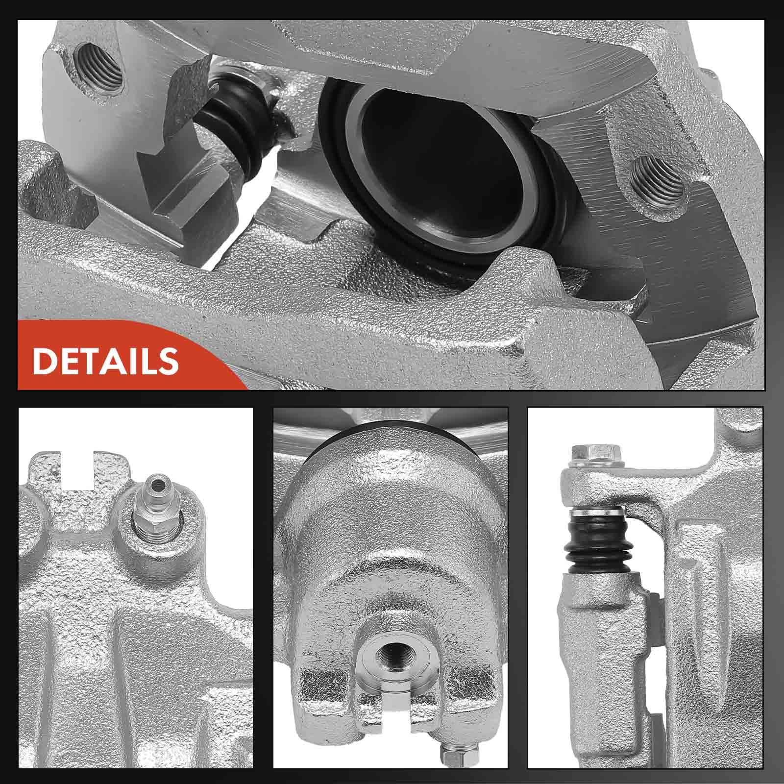 A-Premium Disc Brake Caliper Assembly with Bracket Compatible with Select Ford, Lincoln and ...
