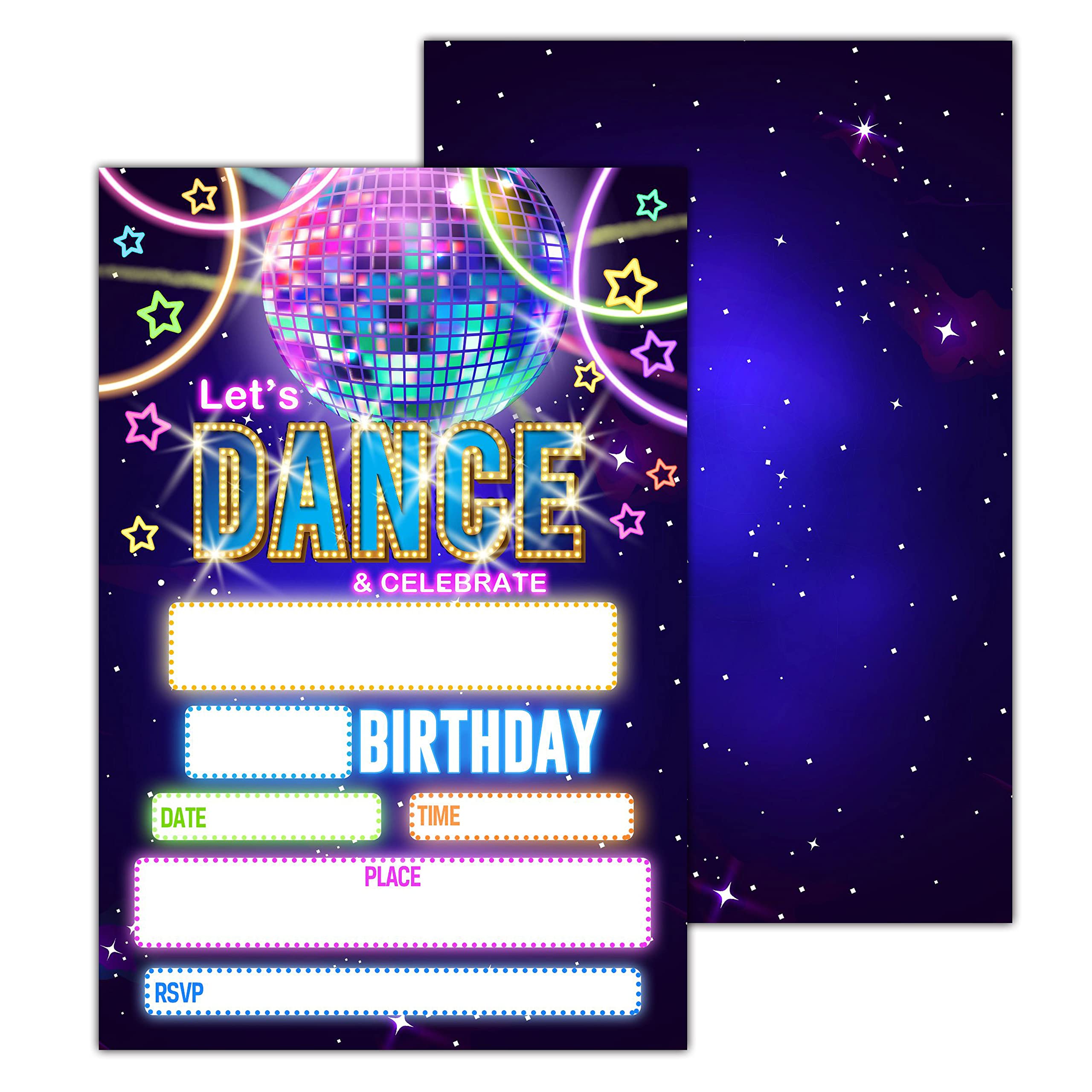 Dance Party Invitations Templates