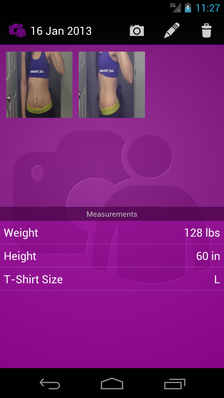 SnapTrack - The selfie photo body change progress tracker for weight ...