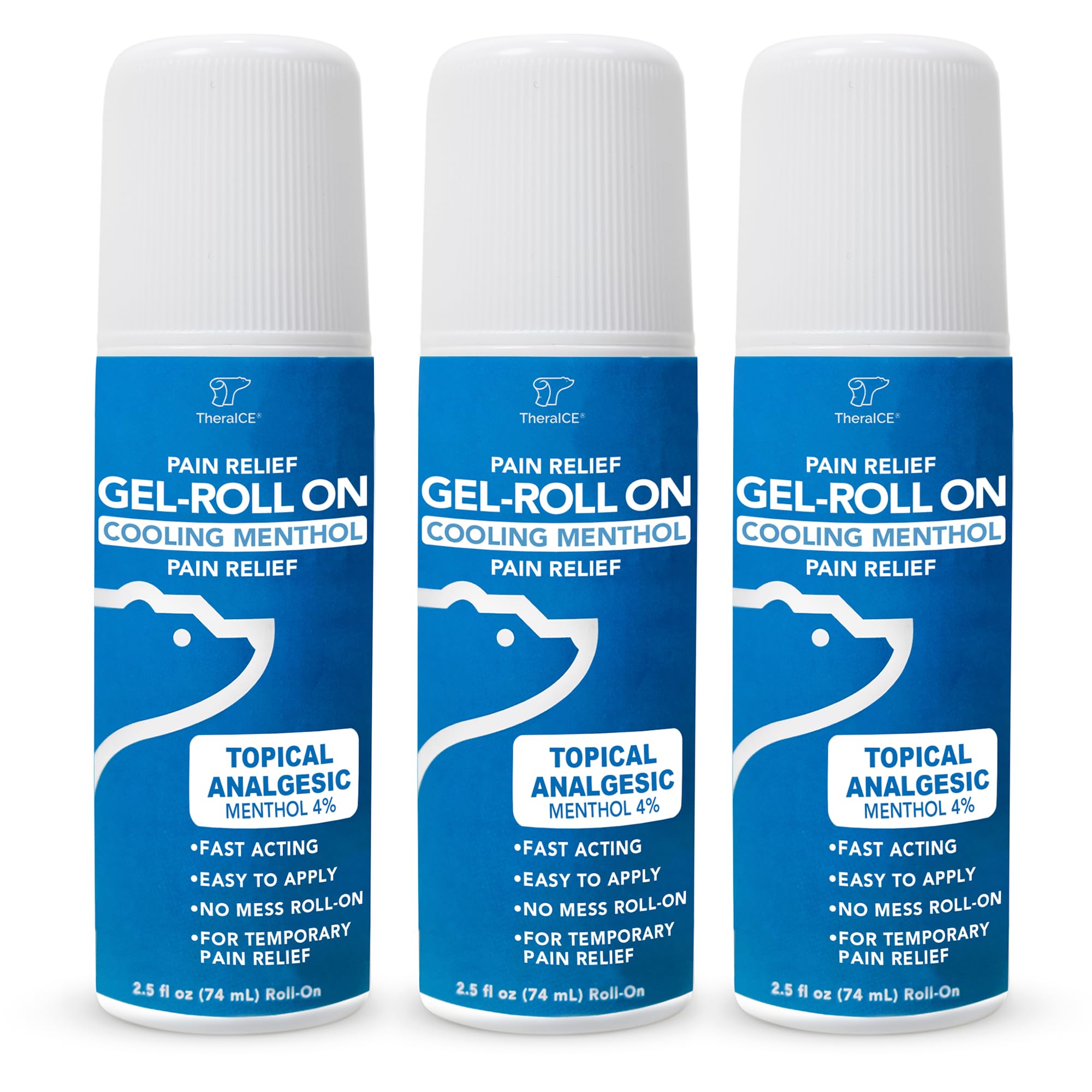 Snapklik.com : Pain Relief Roll On, 2.5 FL OZ Roll-On ICY Gel Maximum ...