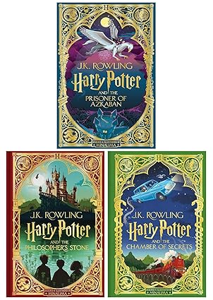 Harry Potter MinaLima Edition 3 Books Collection Set (Harry Potter and ...