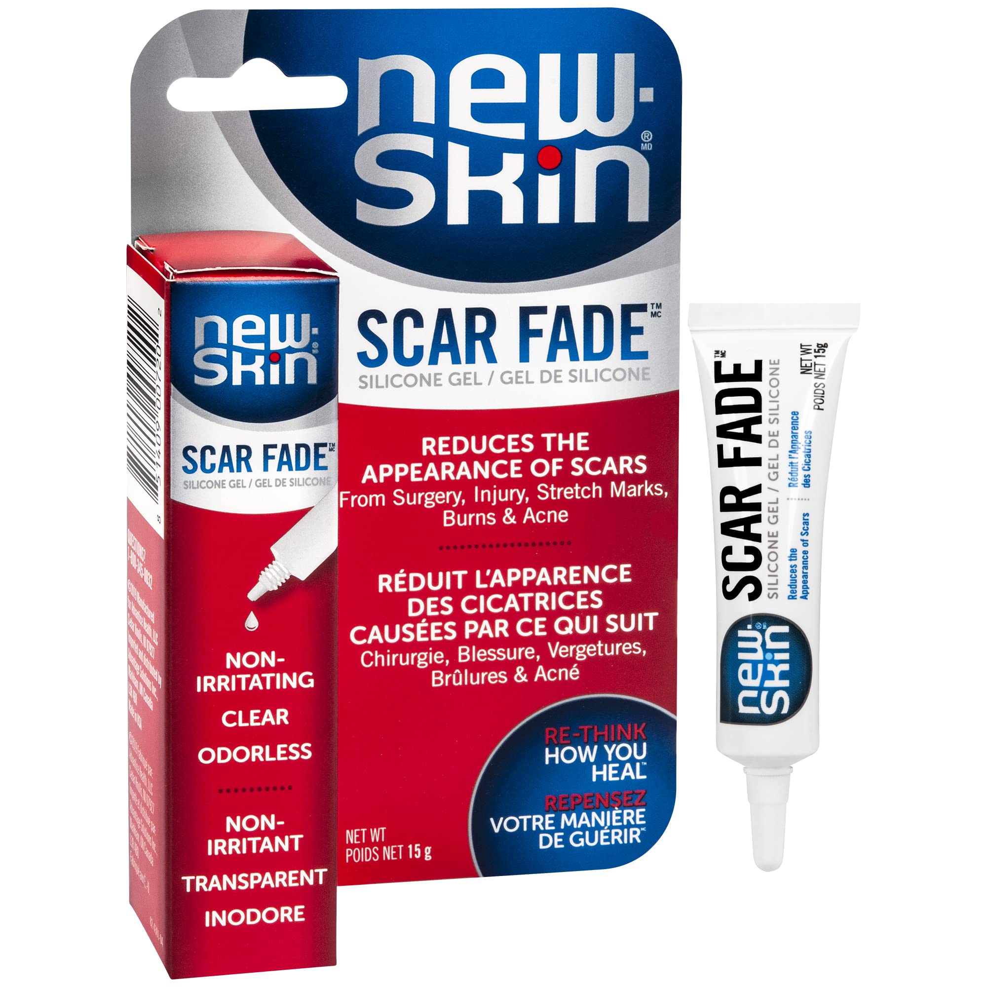 New-Skin® Scar Fade Silicone Gel 15g (Canadian Packaging) : Amazon.ca ...