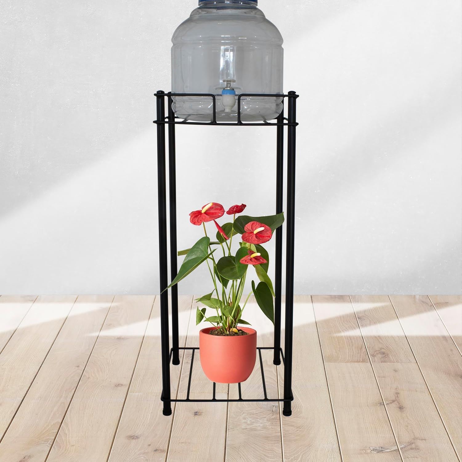 D&V Engineering 26.5" Height Metal Water Dispenser Floor Stand for Home ...