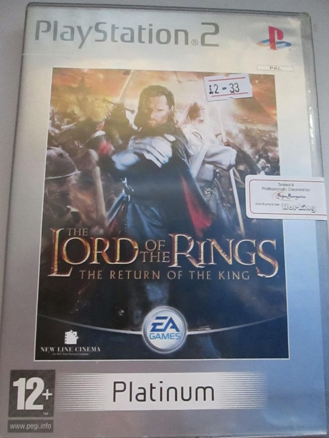 The Lord of the Rings: The Return of the King Platinum (PS2): Buy ...