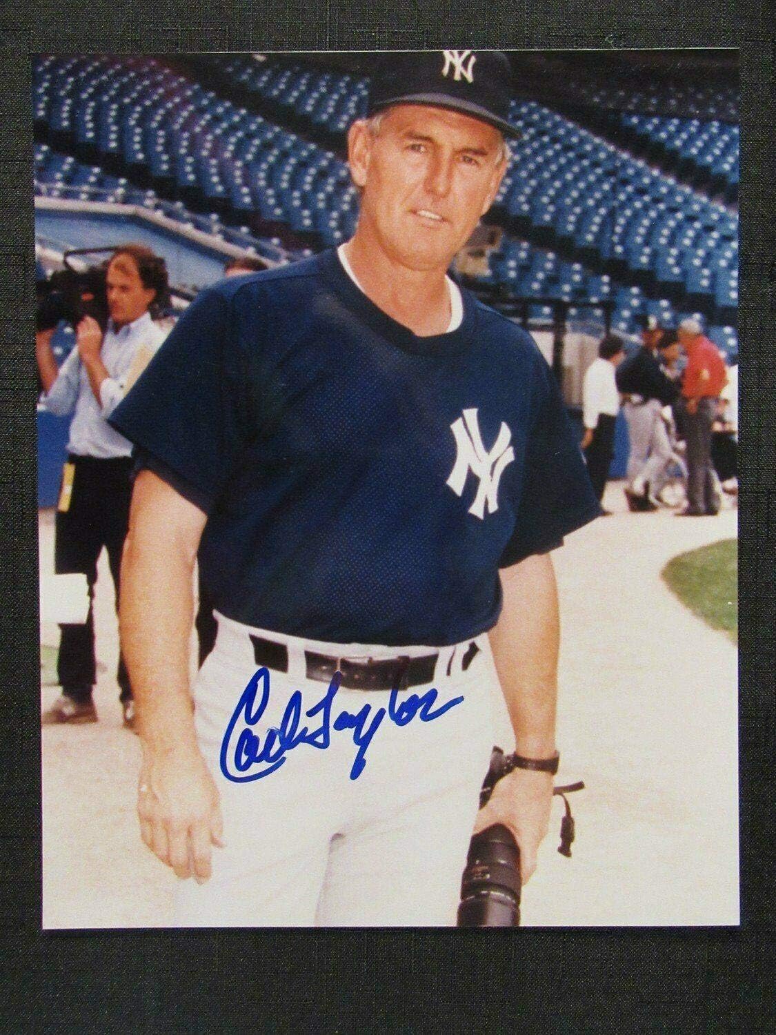 Carl Taylor Signed Auto Autograph 8x10 Photo - Autographed MLB Photos ...