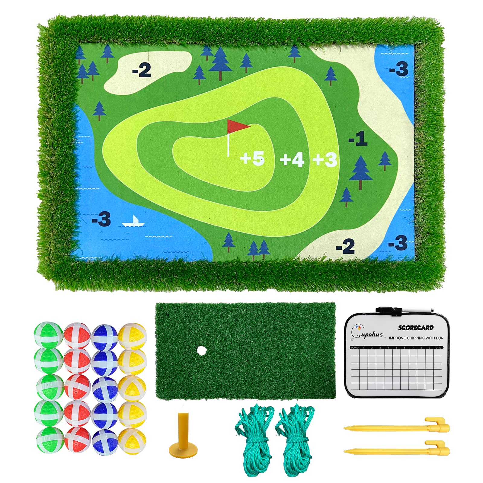 Floating Golf Green for Pool, 2023 Upgraded 35"x 24" Golf Putting Green ...