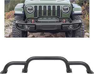 KUAFU Front Bumper Brush Guard Bull Bar Compatible with 2018-2024 Jeep ...