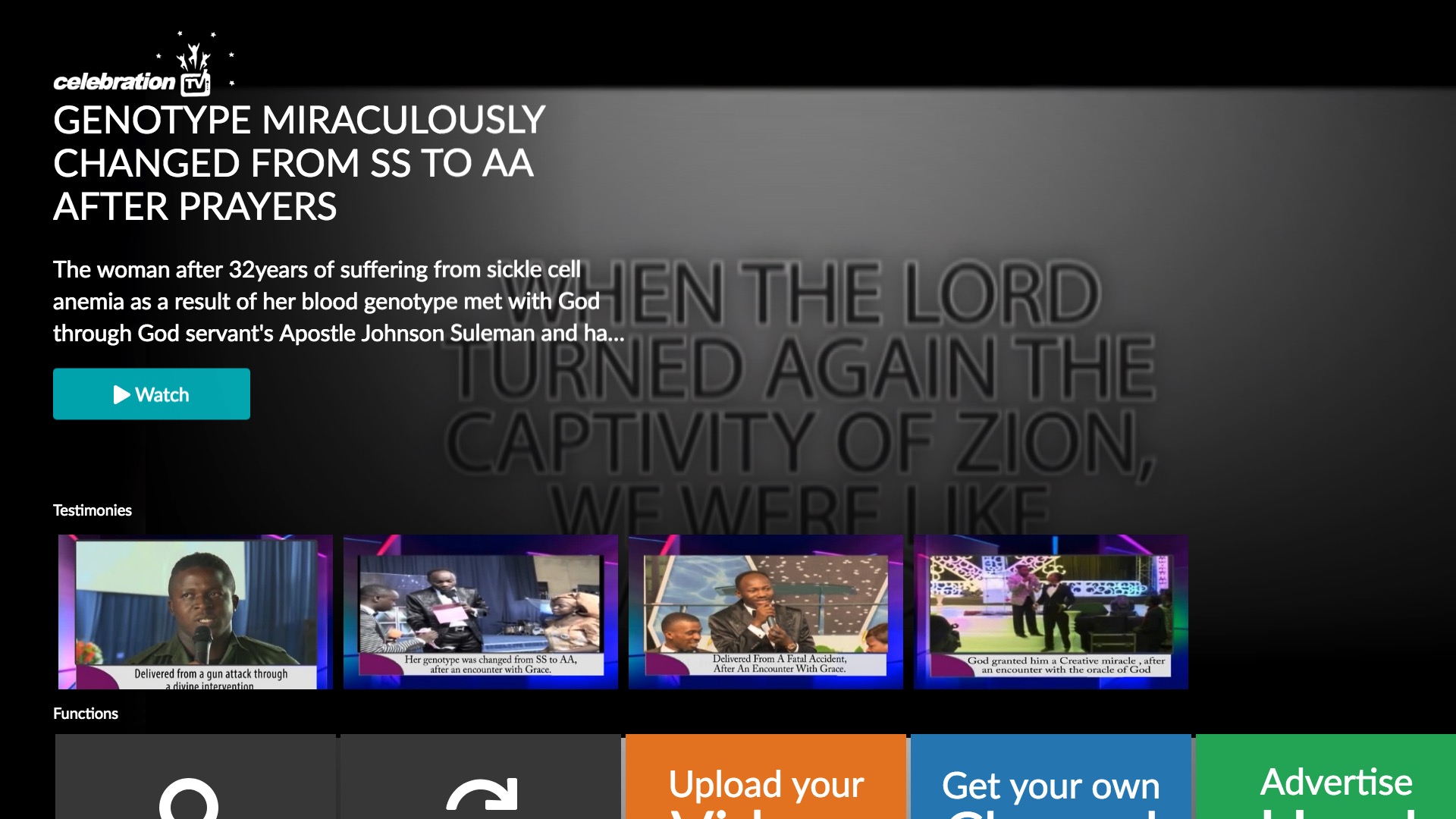 CelebrationTV - App on Amazon Appstore