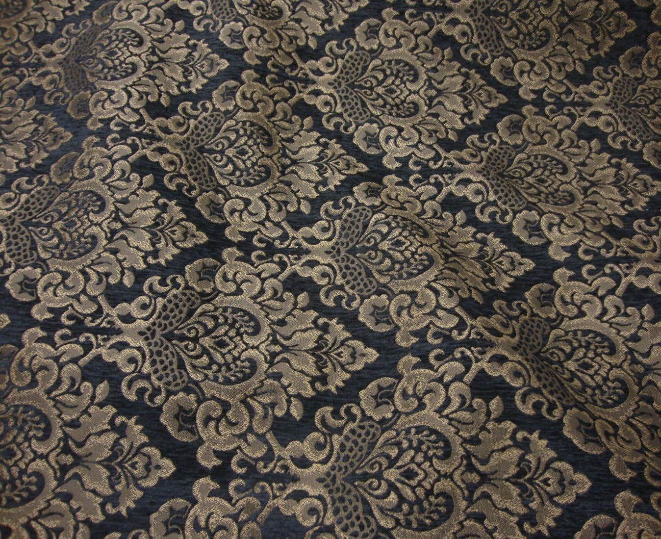Amazon.com: luvfabrics 57" Wide Royalty Damask Chenille Upholstery ...