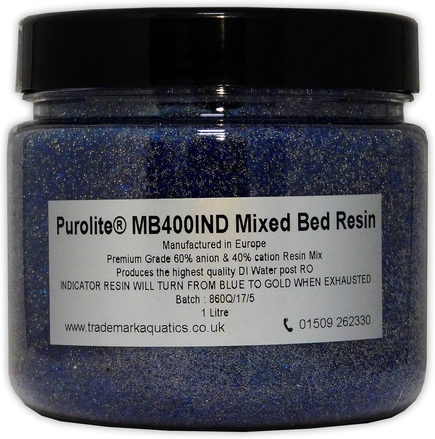 Purolite Mixed Bed Indicator Resin 1L Tub : Amazon.co.uk: Pet Supplies