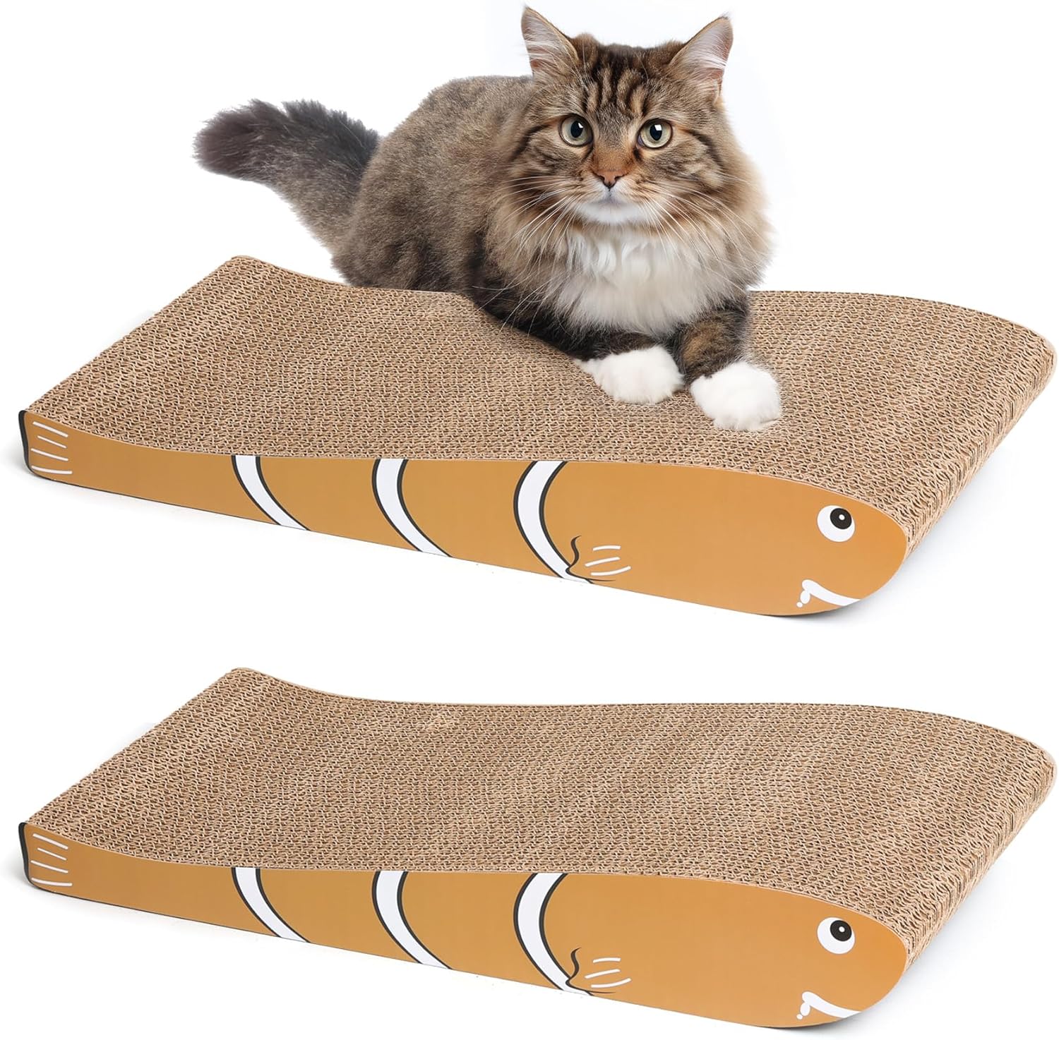 Amazon.com : ComSaf Cat Scratching Board 2 Pack, Cat Scratcher ...