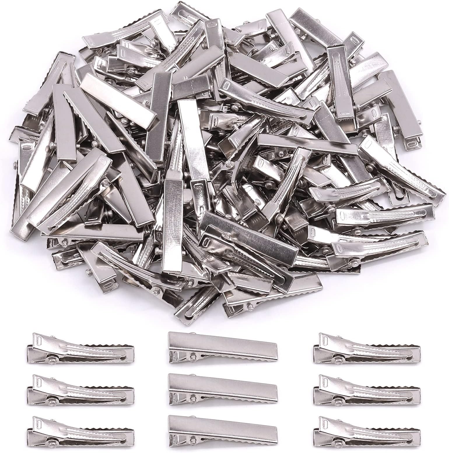 Amazon.com : 200 Pieces Alligator Metal Hair Clips, Duck Bill Hair ...