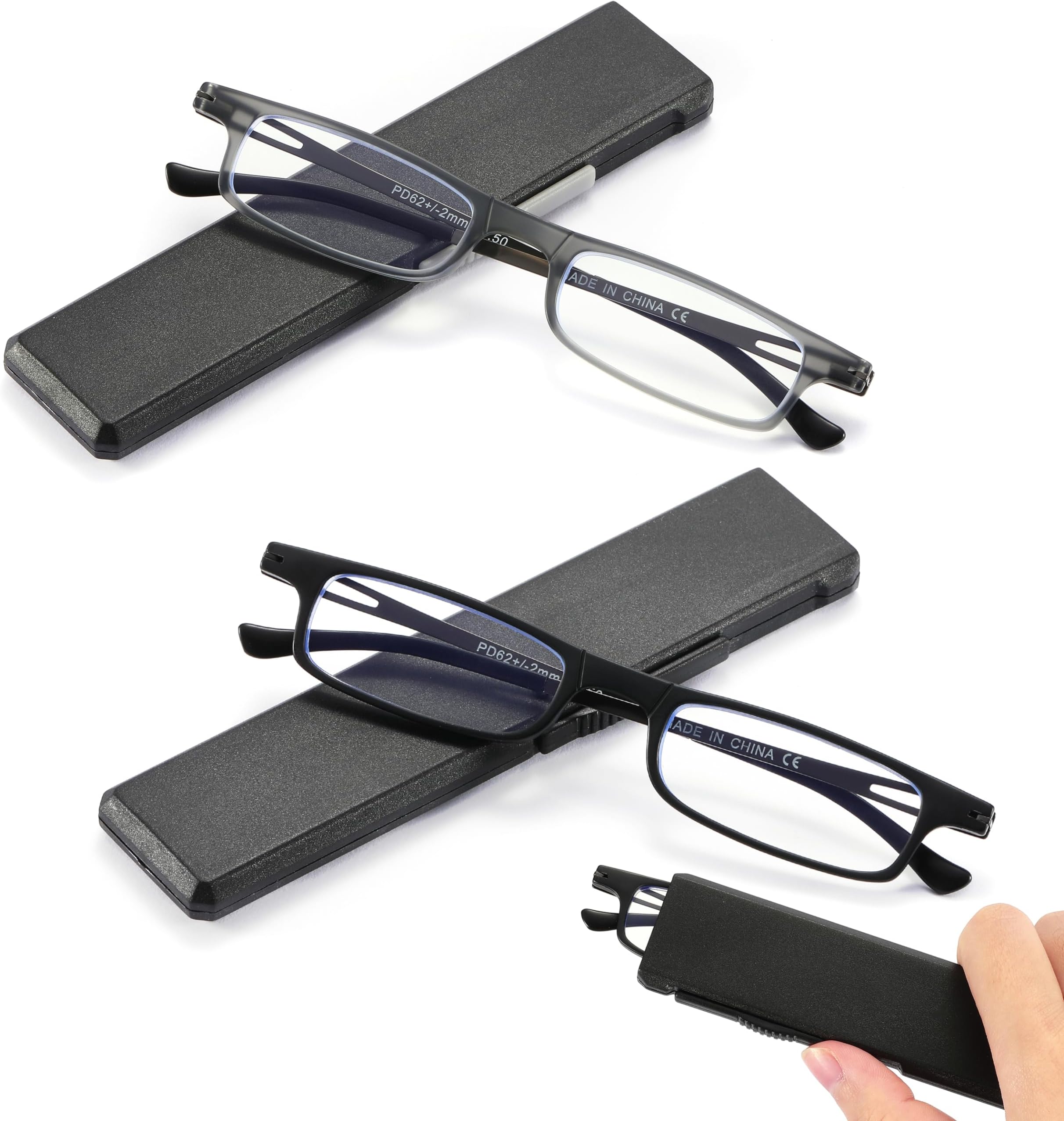 Amazon.com: SKYOAK Ultra thin Lightweight Folding Reading Glasses Women ...