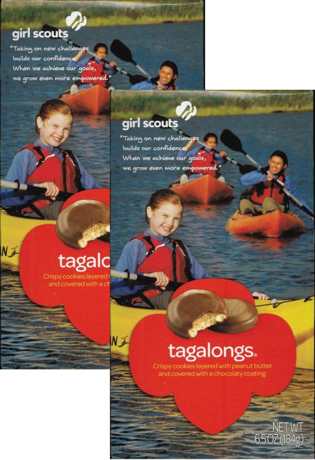 Amazon.com: Girl Scout Tagalongs Cookies (2 Boxes) : Grocery & Gourmet Food